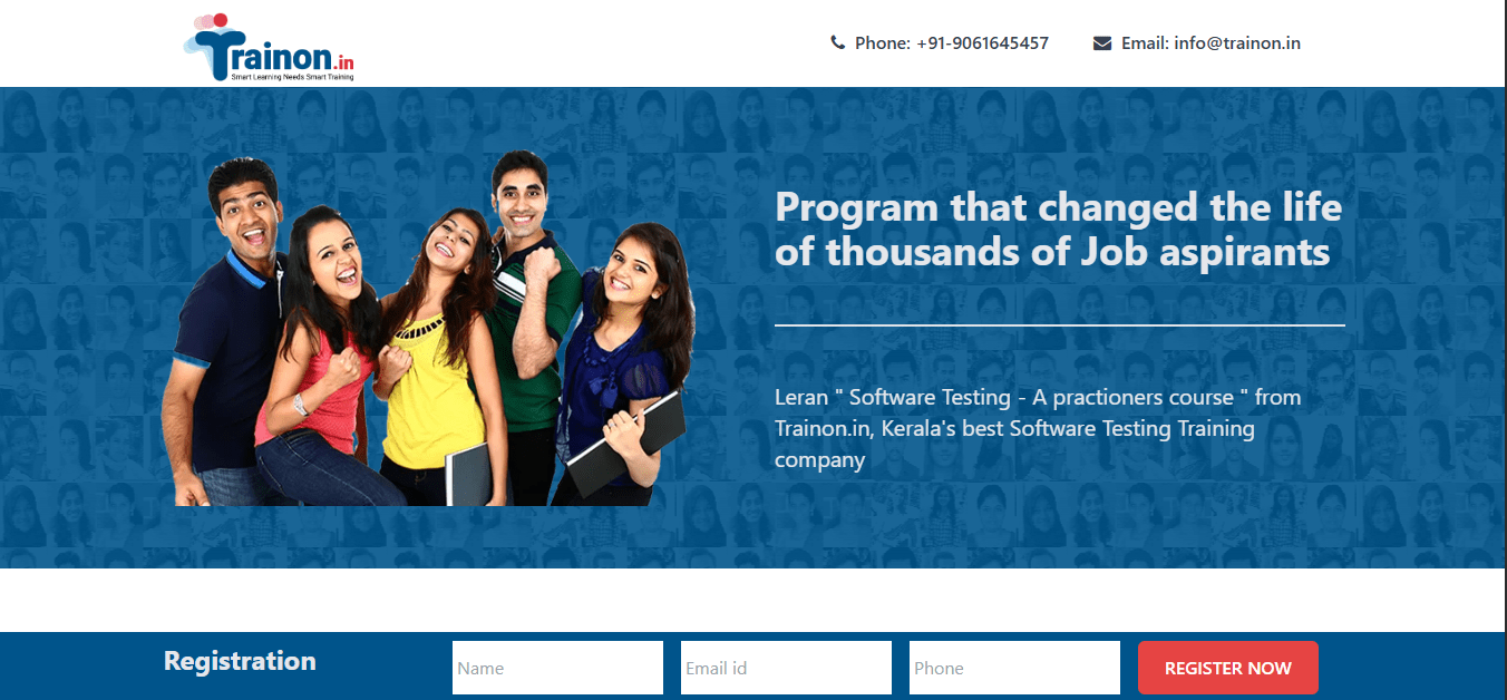 Software Training Website | Webart website Portfolios